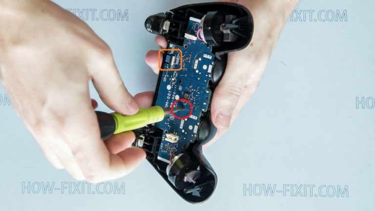 How to disassemble ps4 gamepad