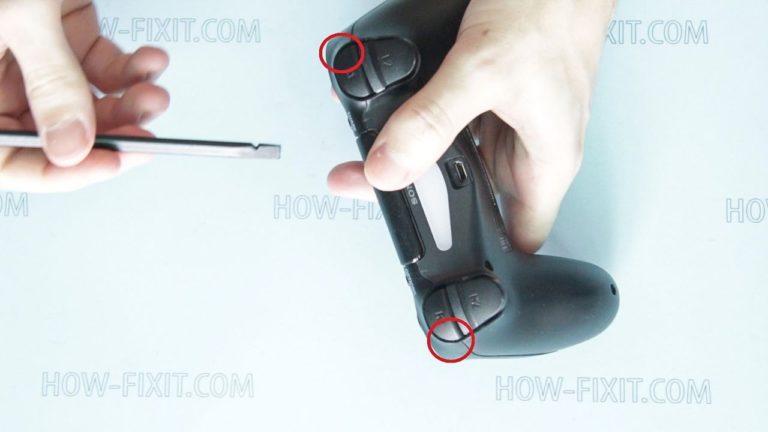 How to disassemble ps4 gamepad